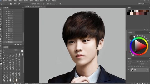 牛人用PS画鹿晗!不得不佩服这些PS大神