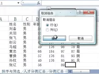 Oeasy excel2007 14 分类汇总