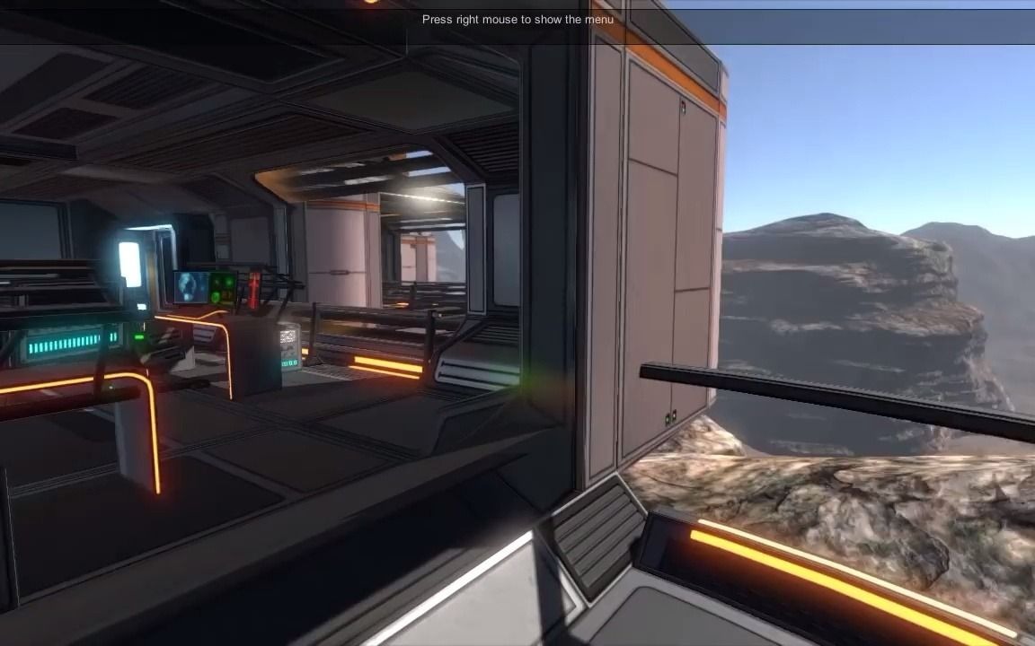 3D科幻太空飞船场景环境Unity游戏素材资源