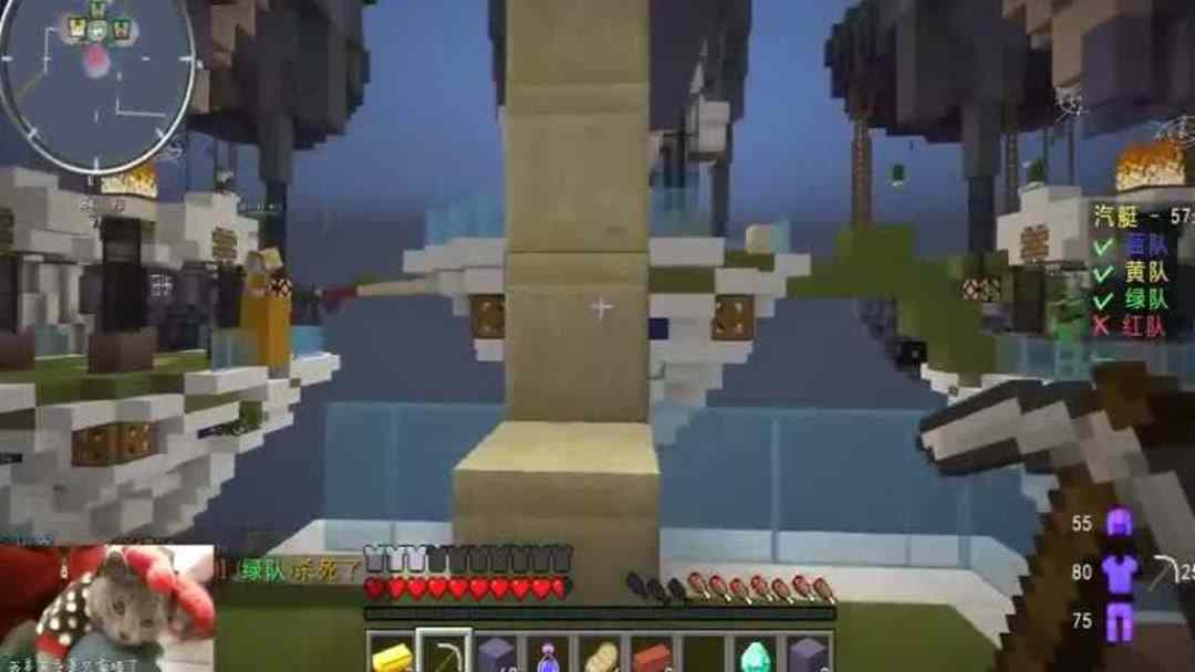我的世界:遇到大神玩家,队友集体阵亡,看他1打4如何逆转