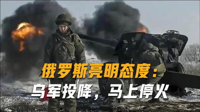 乌克兰要"结束战争",俄罗斯提出五点要求:放下武器,马上收兵