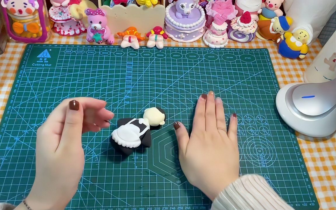 粘土教程,教你做菲佣女孩手办