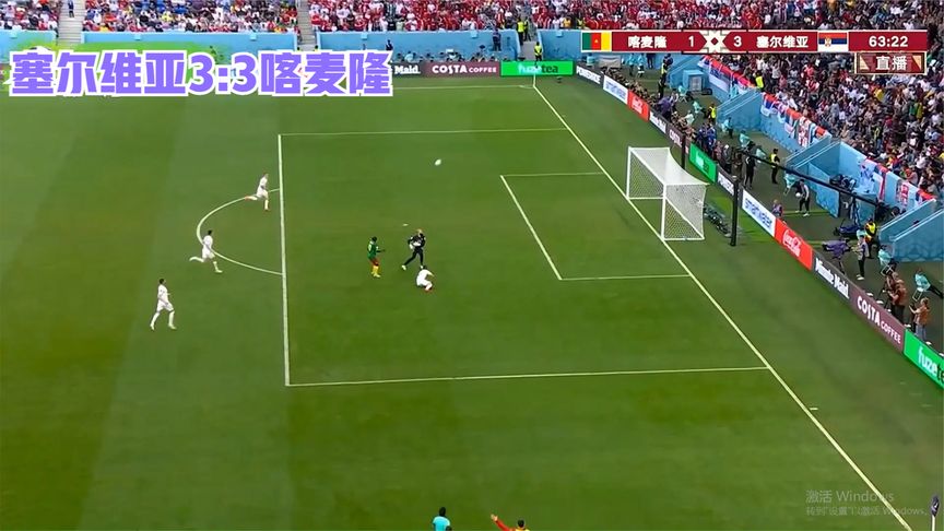 气愤!塞尔维亚惨遭黑哨,八倍镜还原喀麦隆两个越位球均被判有效