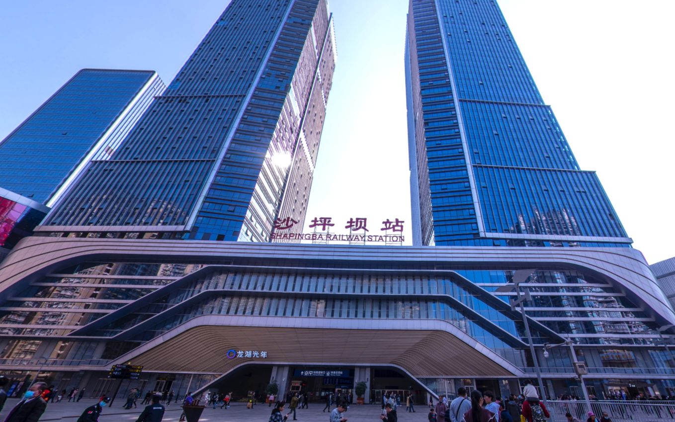 重庆高铁站大楼高精度建模3DMAX