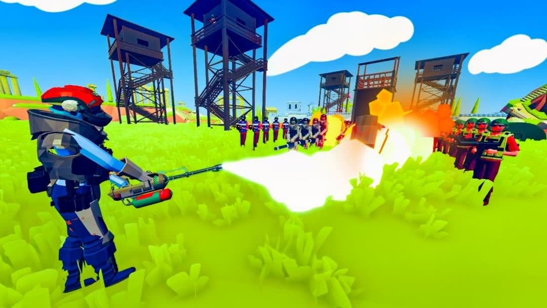 方块战争模拟器:远程兵种之间的较量,主要是看谁射的准