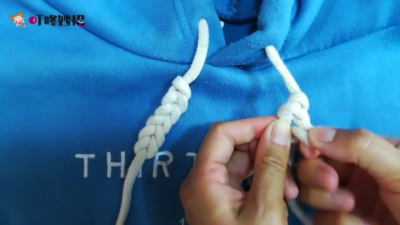 卫衣帽绳原来还能这么用,简单漂亮,看完都想试试