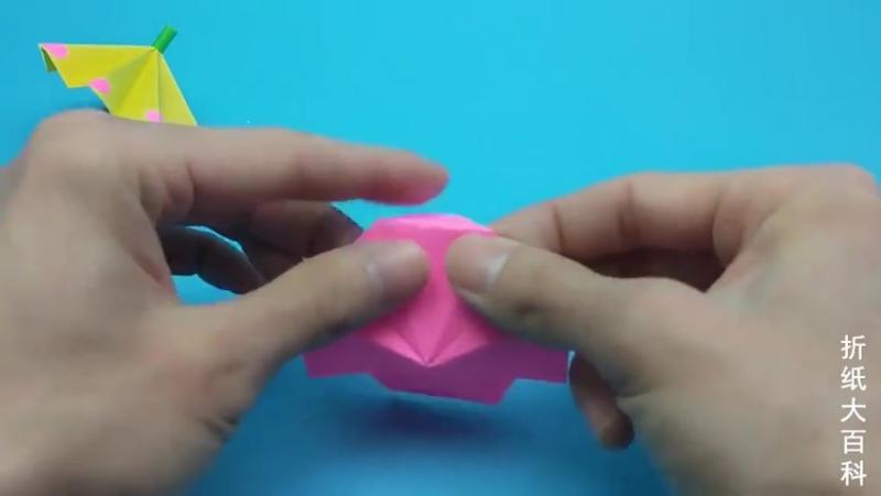 漂亮的迷你小雨伞折纸,简单易学,手工DIY大全视频教程