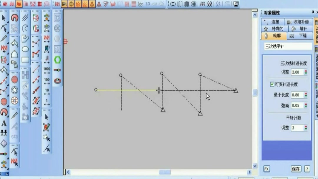 威尔克姆绣花制版教程之误区举例:错误的三次绣制版