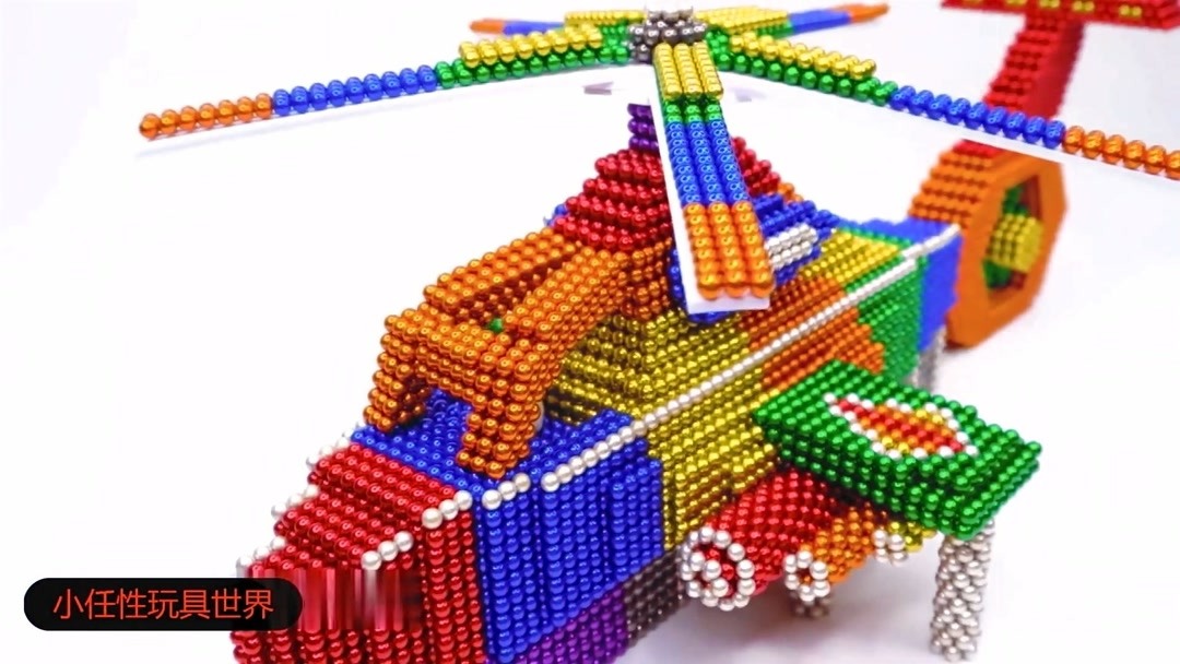 宝宝爱手工 制作直升机模型