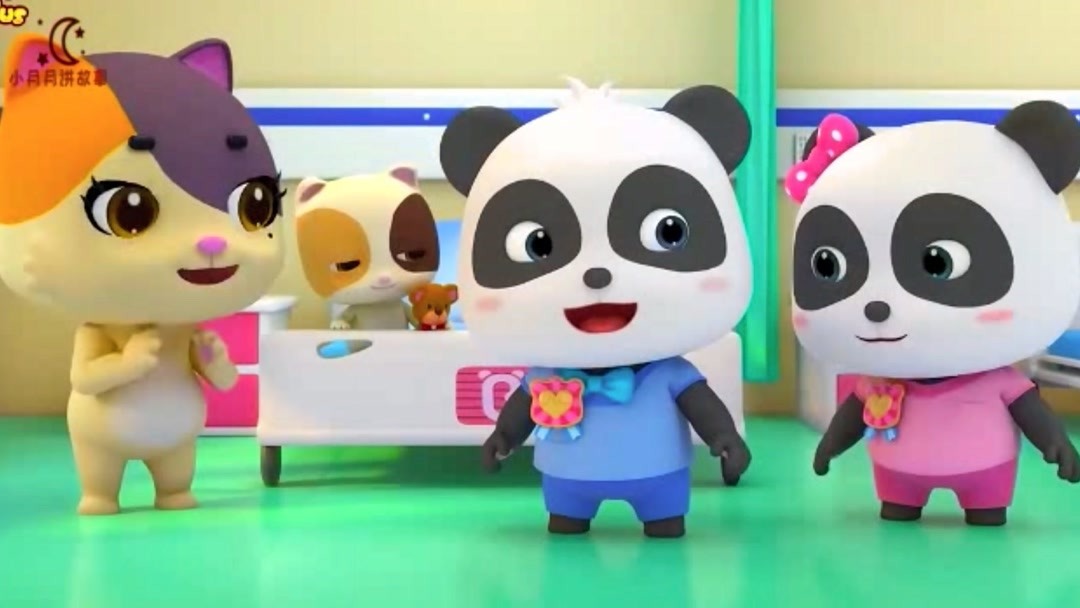 奇妙小医生治好了小猫咪 宝宝巴士动画片