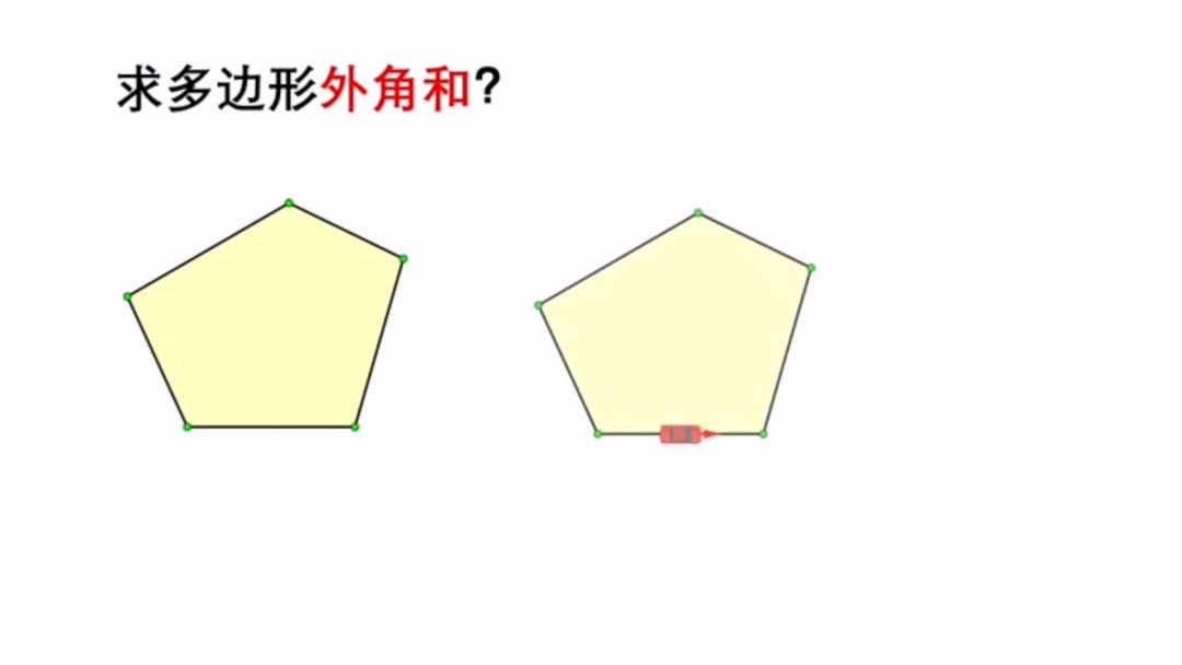 多边形外角和是360度的由来,万变不离其宗哦!