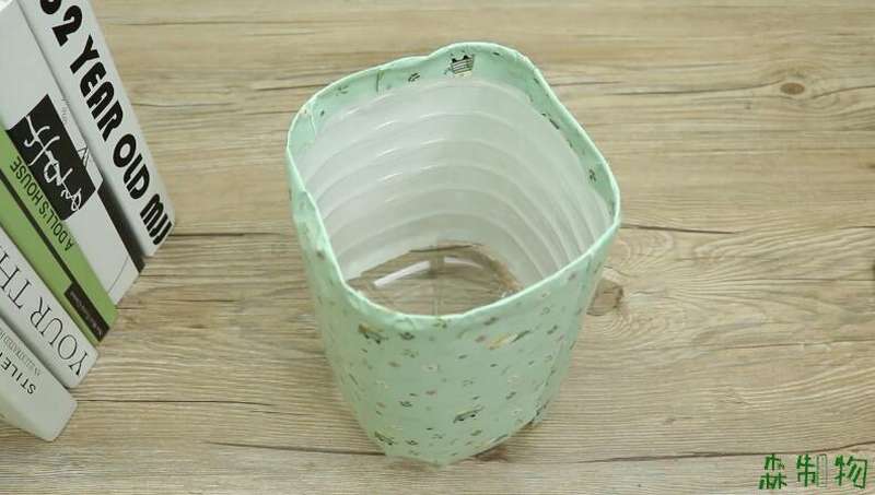 垃圾桶不用花钱买了,自制垃圾桶,比超市买的还好看