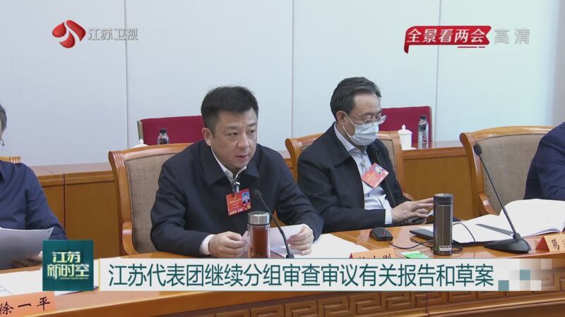 [江苏新时空]江苏代表团继续分组审查审议有关报告和草案