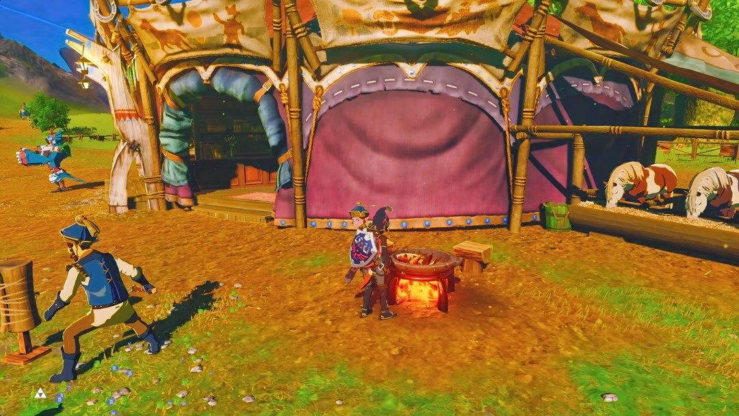 【大白】塞尔达传说荒野之息:战斗前制作美味的料理!