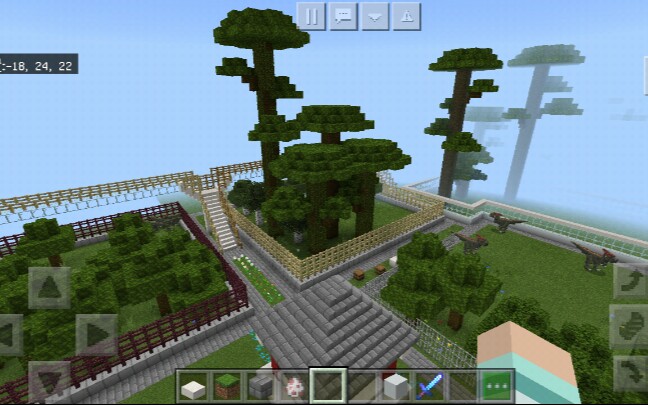 我的世界自制小型侏罗纪公园