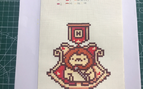哈利波特 卡通版狮院 像素画临摹295
