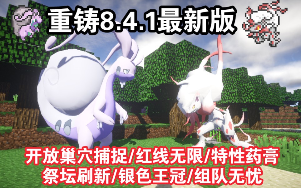 宝可梦重铸8.4.1服务器 开放超多游戏道具 完善的对战系统/免费的繁殖...