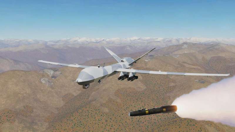 DCS:战争模拟美军无人机空袭巴格达,多枚导弹命中目标车队!