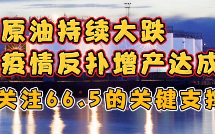 原油持续大跌,疫情反扑增产达成,关注66.5的关键支撑