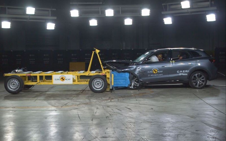 2021 上汽名爵 MARVEL R 全面碰撞测试 euro ncap