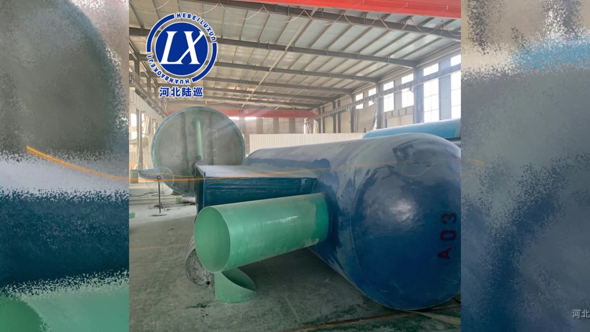 缠绕玻璃钢化粪池一体成型加强型龙骨生产厂家