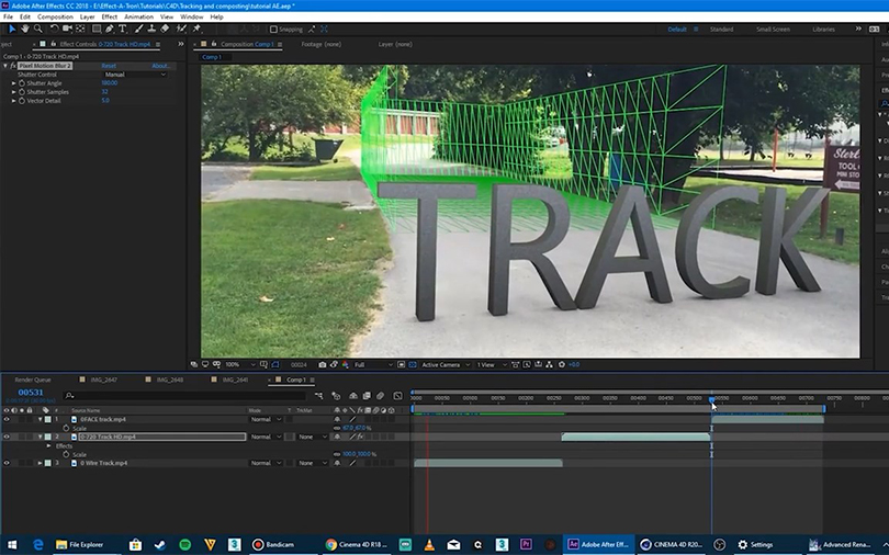 C4D R20运动跟踪入门视频教程