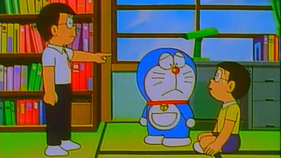 房间来了个陌生人,竟然和大雄长得一模一样,上来就要他帮自己