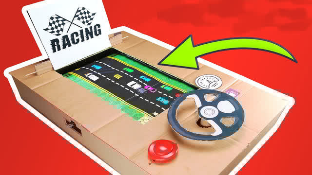 老外制作"游戏机",用纸板就能DIY,网友:一点不输手机游戏