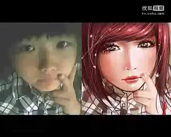 真人照片转手绘教程 照片转手绘头发教程 ps将照片转手绘教程