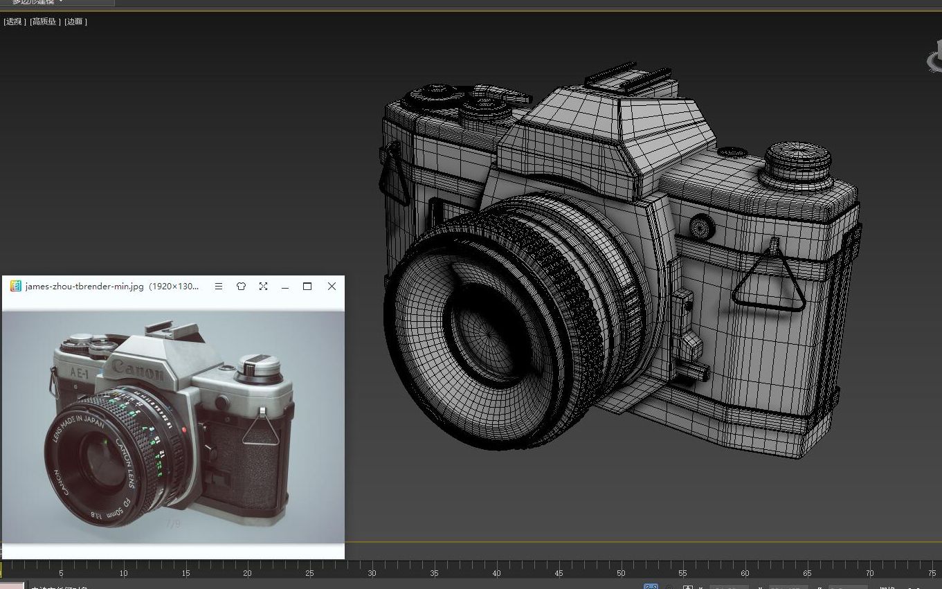 (3DMAX)3d建模的搭建规范以及布线思路讲解,3dmax佳能相机模型制作
