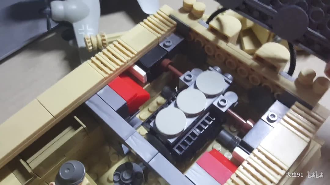 积木 虎式坦克 模型