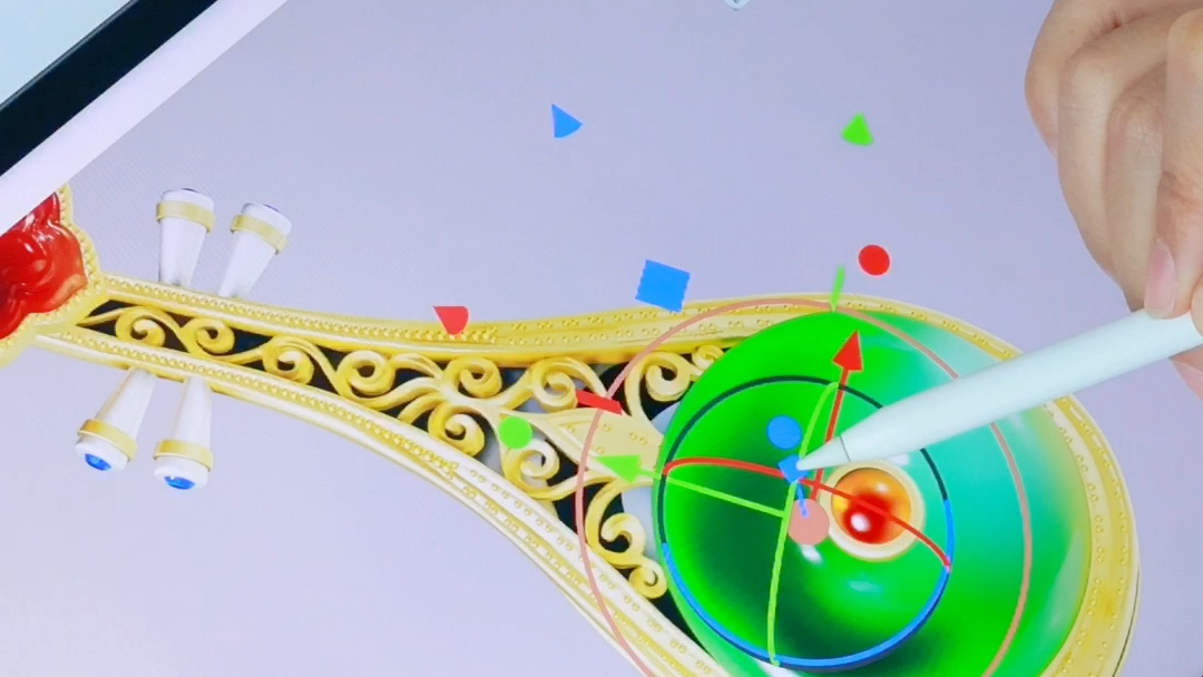 琵琶可还行? 珠宝建模3D打印蜡膜之后,就可以进行倒模生产出成品,...