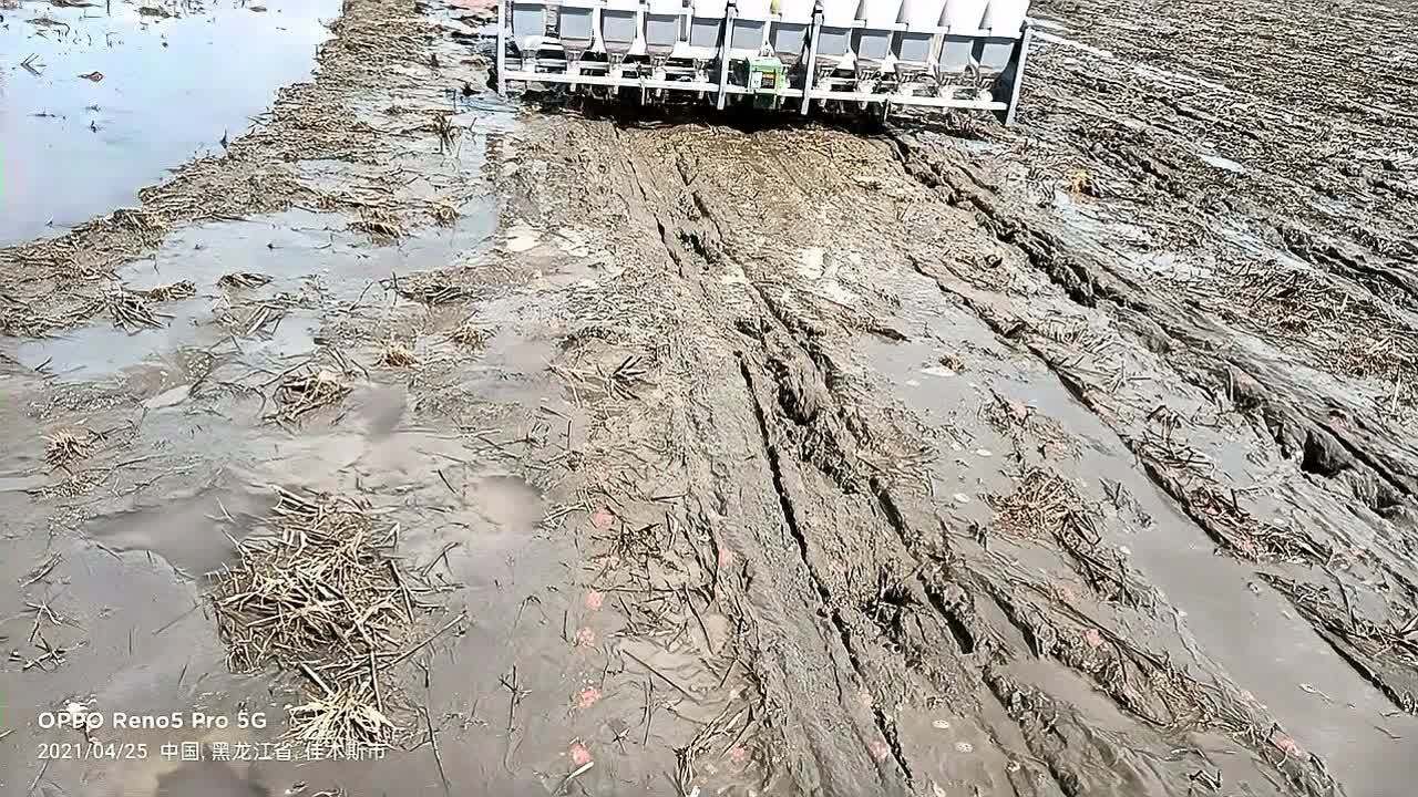 农民种水稻新方法,不要飞机撒播,就要直播机精量穴播