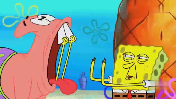 海绵宝宝:黄海绵一觉醒来,派大星变成一匹马,这是什么鬼设计