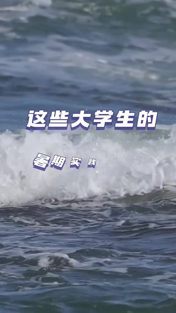 大学生在暑期中体验各种丰富多彩的社会实践,用辛苦和汗水挥洒青春...