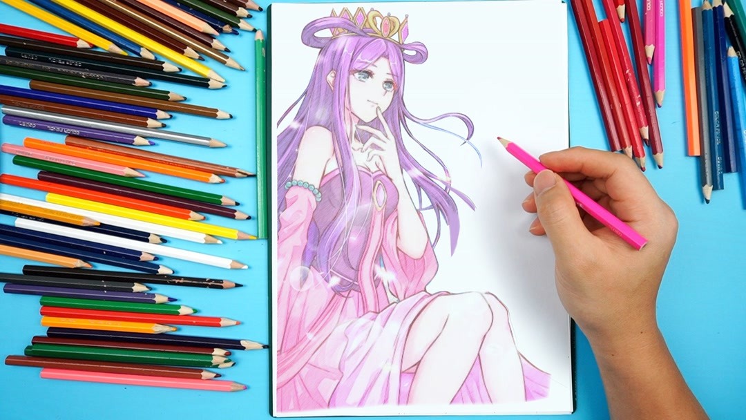 临摹精灵梦叶罗丽简笔画,罗丽仙子