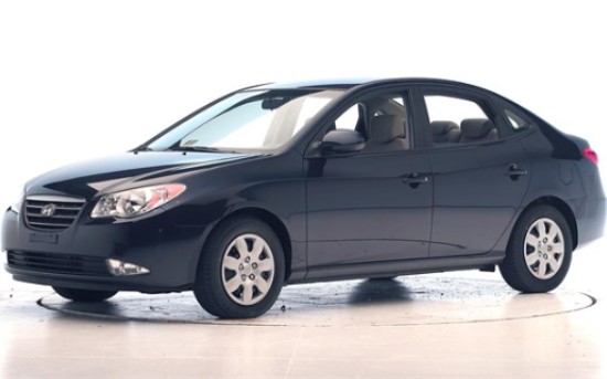 2008 现代 伊兰特(悦动) 侧面碰撞测试 iihs