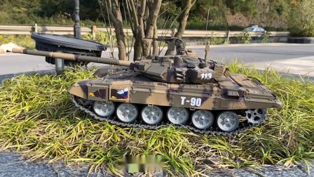 恒龙t90主战坦克金属动态模型动态展示