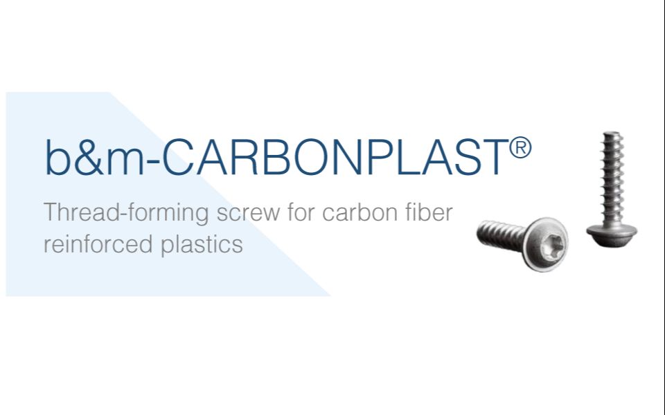 伍尔特拜尔米 b&m_CARBONPLAST® 适用于碳纤维材料的自攻螺钉