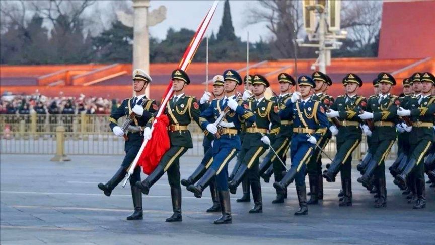 2020年7月1日,北京天安门广场升旗仪式,太震撼了!