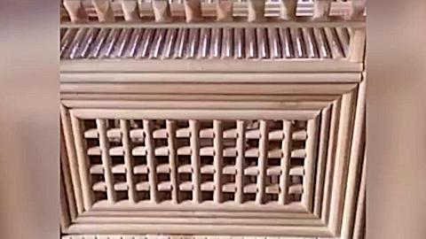 5200根筷子做成的古建筑模型火了,亭台楼阁美轮美奂