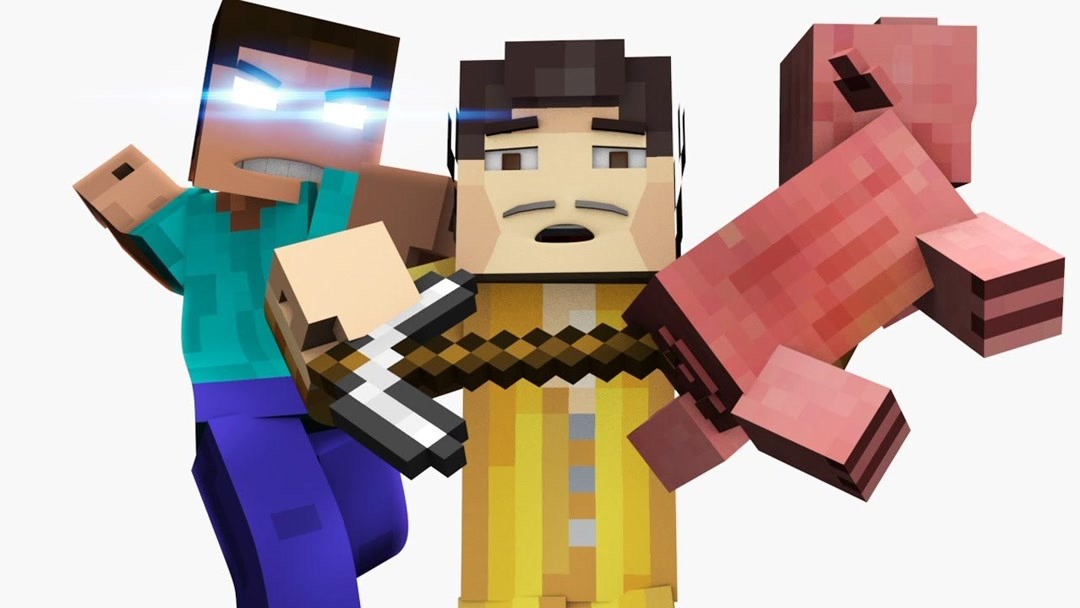 创意娱乐 我的世界 五首歌曲和动画由动画