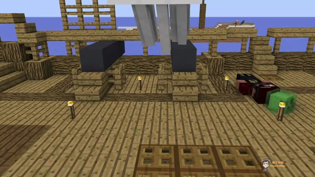 我的世界动画系列:造船出海,海上战斗