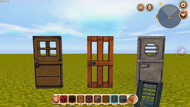 迷你世界:加入第四种卡通材质包,地心门与物品门更新