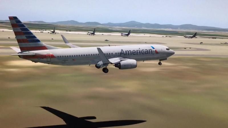 xplane11的手动降落太难了,落地那一下乘客整个都弹起来了吧