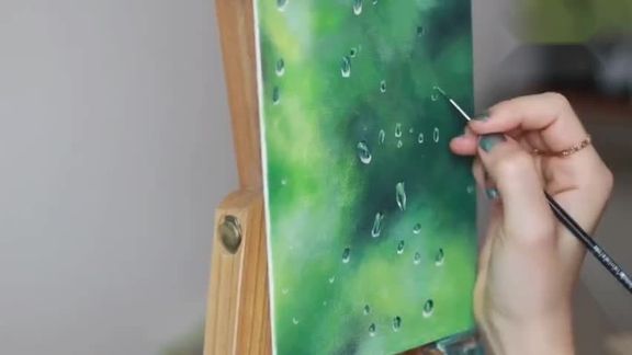 如何画逼真的小水滴、这样画很简单