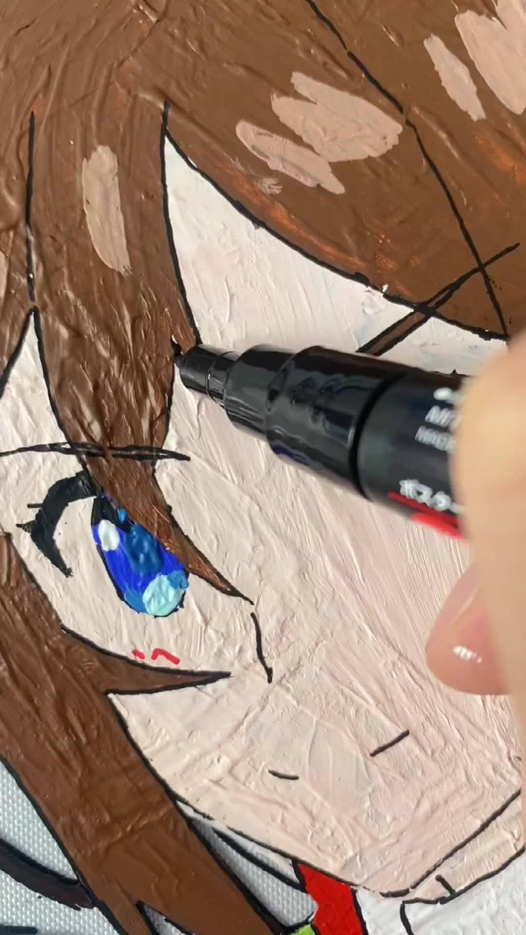 82.想不到这样也行吧#绘画 #画画 #手绘 #二次元