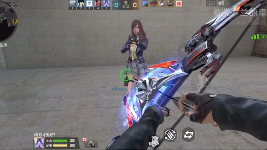 CF手游爆破战:一进来就看到队友盯着我看,是我长的太好看了吗?