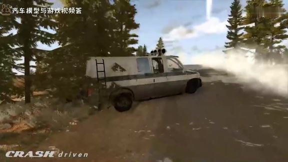 BeamNG模拟汽车卡车失控车祸碰撞