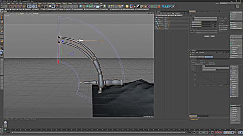 C4D对齐地面插件 Drop To Floor R20